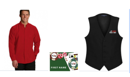 Casino Party Aces New Dealer Uniform – MENS – Casino Party Aces